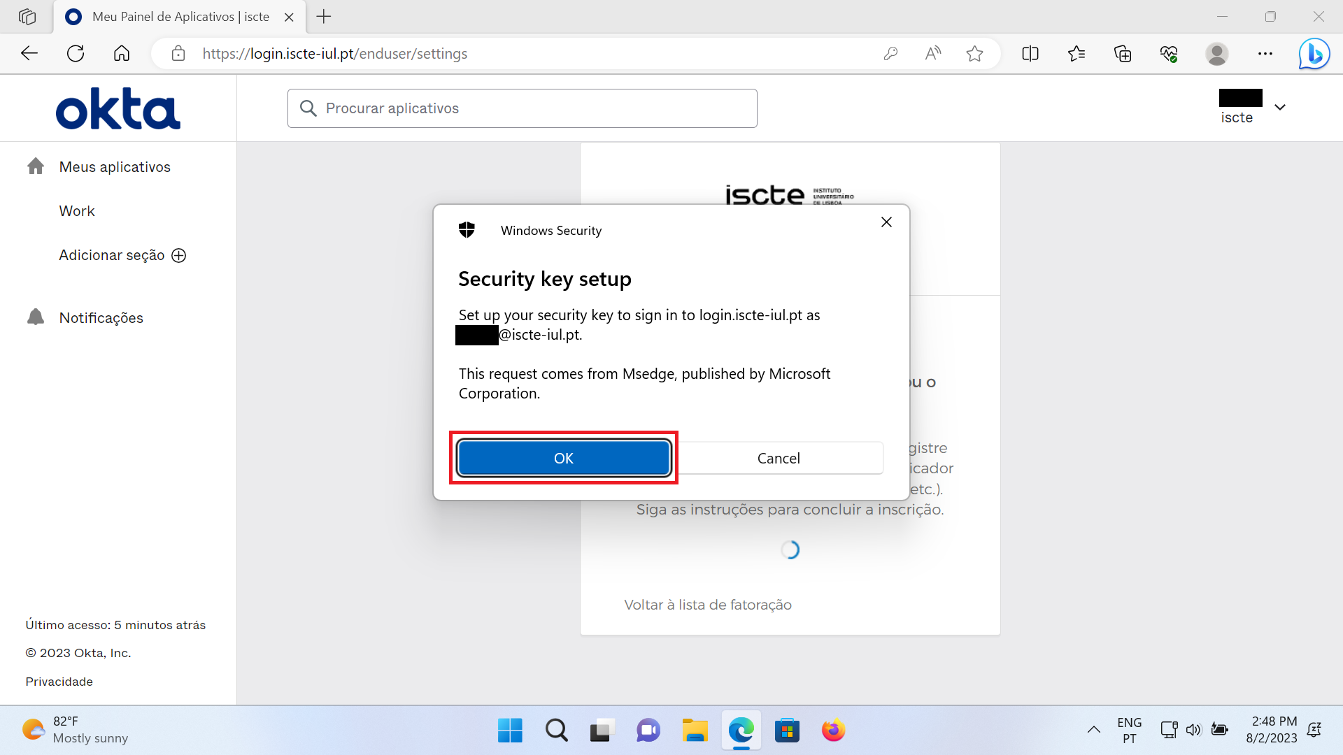 Multifactor Authentication (MFA) – Iscte-Informática