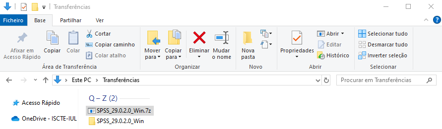 IBM SPSS Statistics – Iscte-Informática